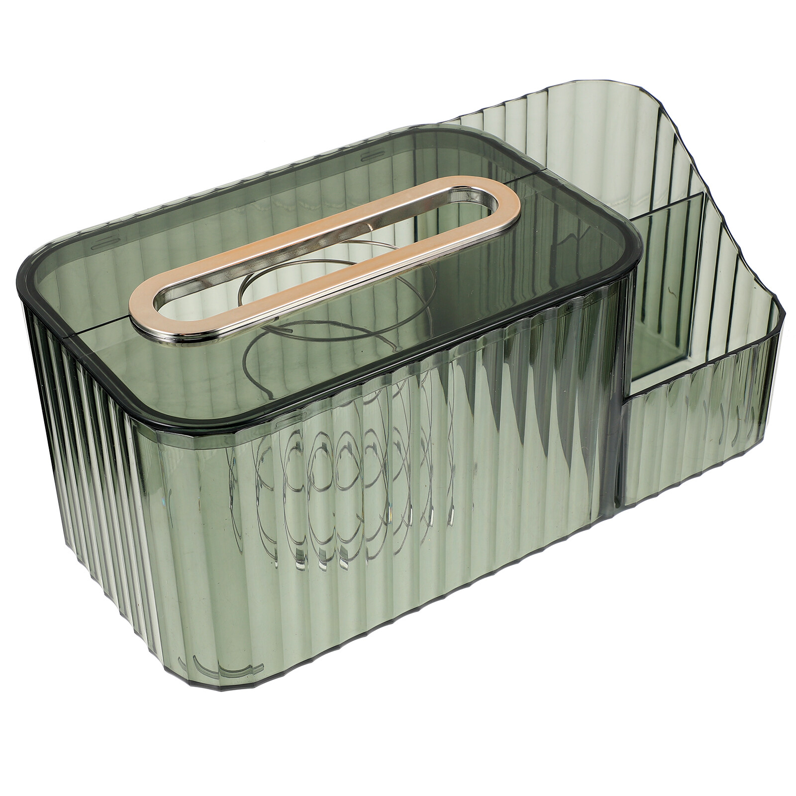 Multi-use Tissue Box Desktop Tissue Organizer Remote Controller Box ...