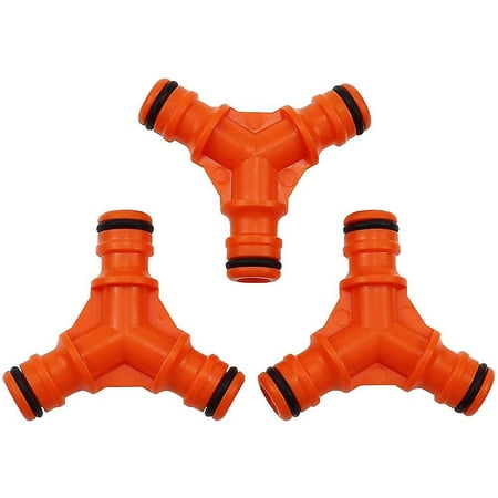 3-way Hose Quick Couplers 68.5 X 16mm 3-way Watering Y-branch In Orange ...