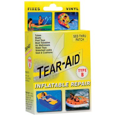 Tear-Aid Type B Heavy Duty Waterproof Vinyl Repair Patch Kit for ...
