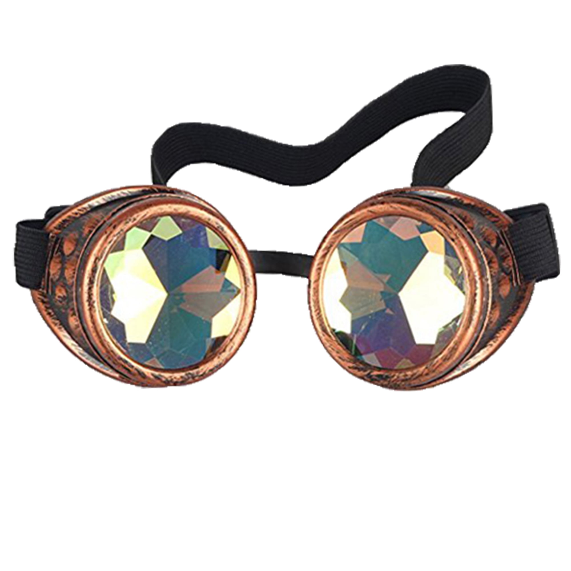 SAYFUT 40+Colors New Rainbow Kaleidoscope Glasses Welding Steampunk ...