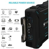 Renogy 300WH Phoenix Elite Portable Solar Generator, Built-in 20W Solar ...