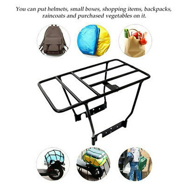 Electric Scooter Rear Rack Storage Shelf Diy Fittings Luggage Travel ...