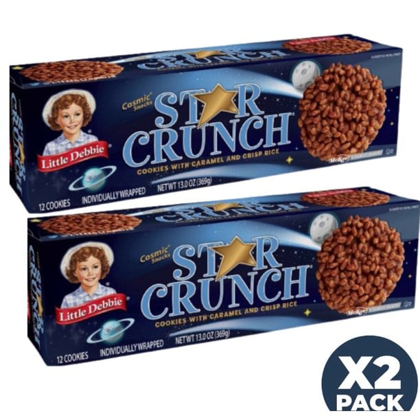 Little Debbie Star Crunch Crisp Snacks 13oz 12 count 2pk - Walmart.com