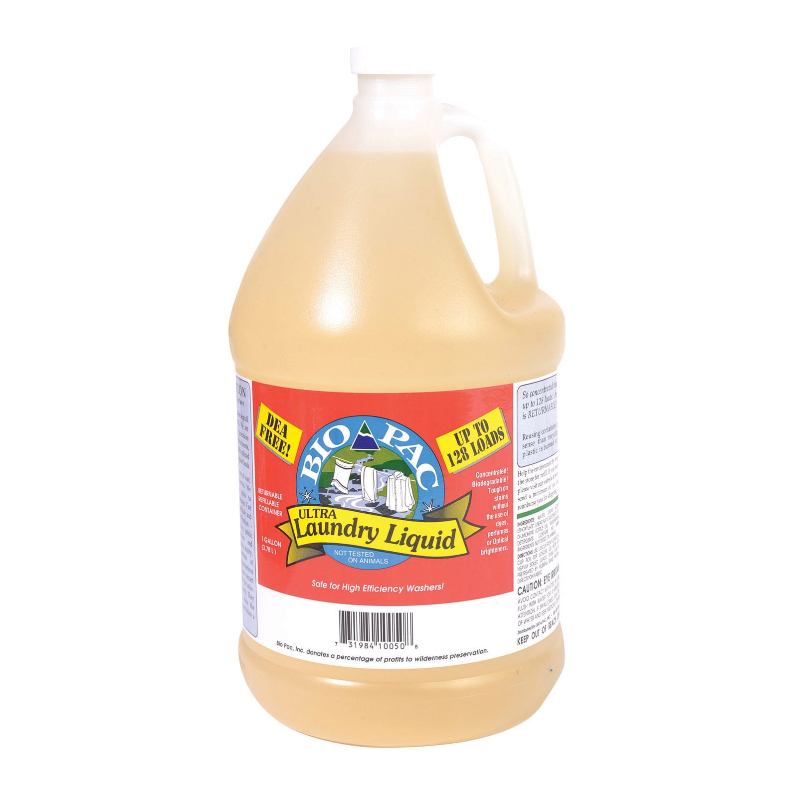 Bio-Pac Laundry Detergent - Liquid - Case of 6 - 1 Gal - Walmart.com