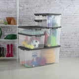 Sterilite 16 Qt. Stacker Box Plastic, Flat Gray - Walmart.com