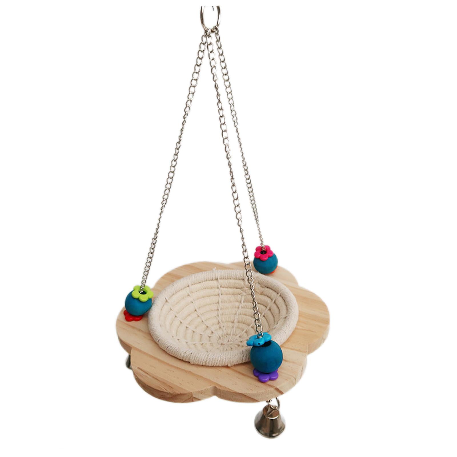 Parrot Toy Chew Finches Decorative Hammock Cockatiel Macaws Parakeet ...