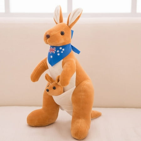 Toy for Kids Mother And Child Kan garoo Doll Plush Toys Mother's Day ...