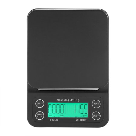 3KG/0.1g Food Kitchen Digital Scale, Food Scale with Pull-Out Display ...