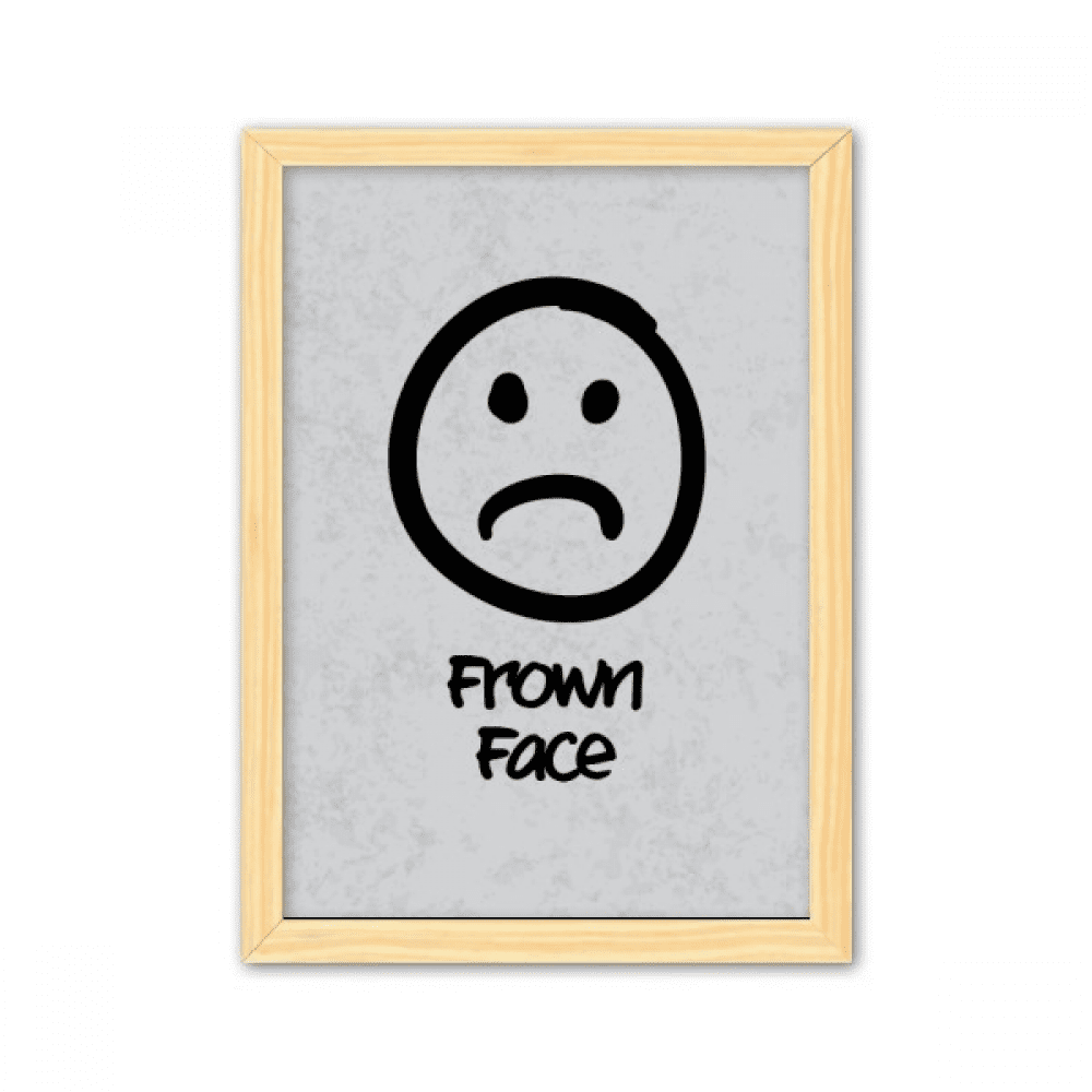 Cartoon Frown Without The Face