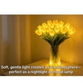 Bowayaoa LED Tulip Flower Light, Adjustable Stem Artificial Flower Lamp ...