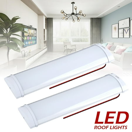 HOTBEST 12V-24V Interior LED Light Strip Bar Roof Car Interior Light ...