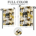 Bees Daisy Garden Flag 28x40 Inch Rustic Countryside Summer Grid ...