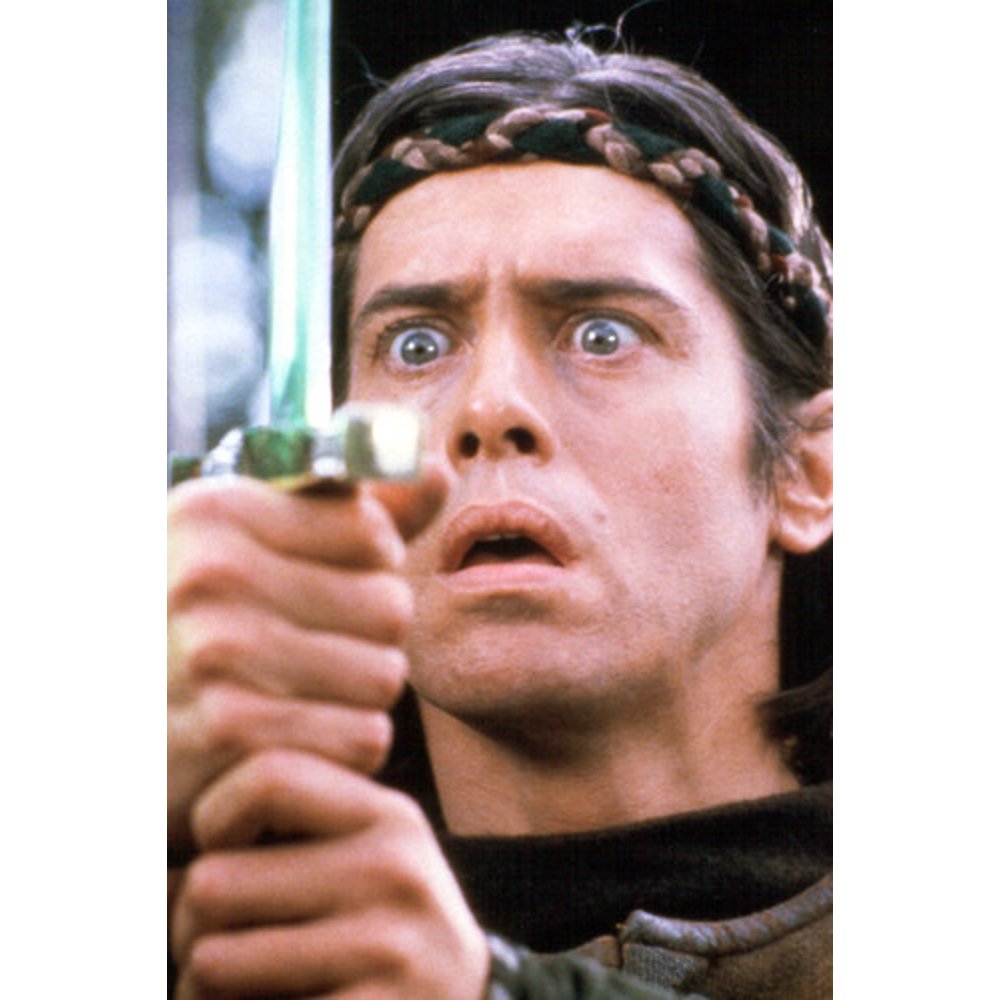 Nigel Terry in Excalibur holding sword as King Arthur 24x36 Poster ...