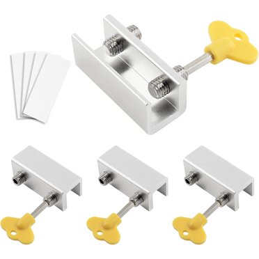 Triani (Bronze, Pack of 1)Rubber Covered -Adjustable Door Window Lock ...