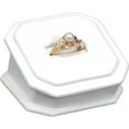 3 White Leather Ring Stands Jewelry Showcase Displays - Walmart.com