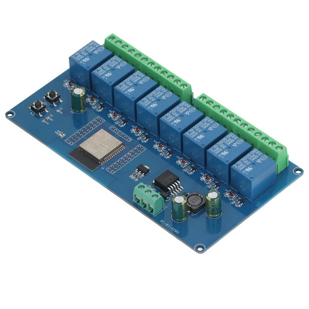 8 Channel Relay Module, DC 5-30V Power Supply Development Board ESP32 ...