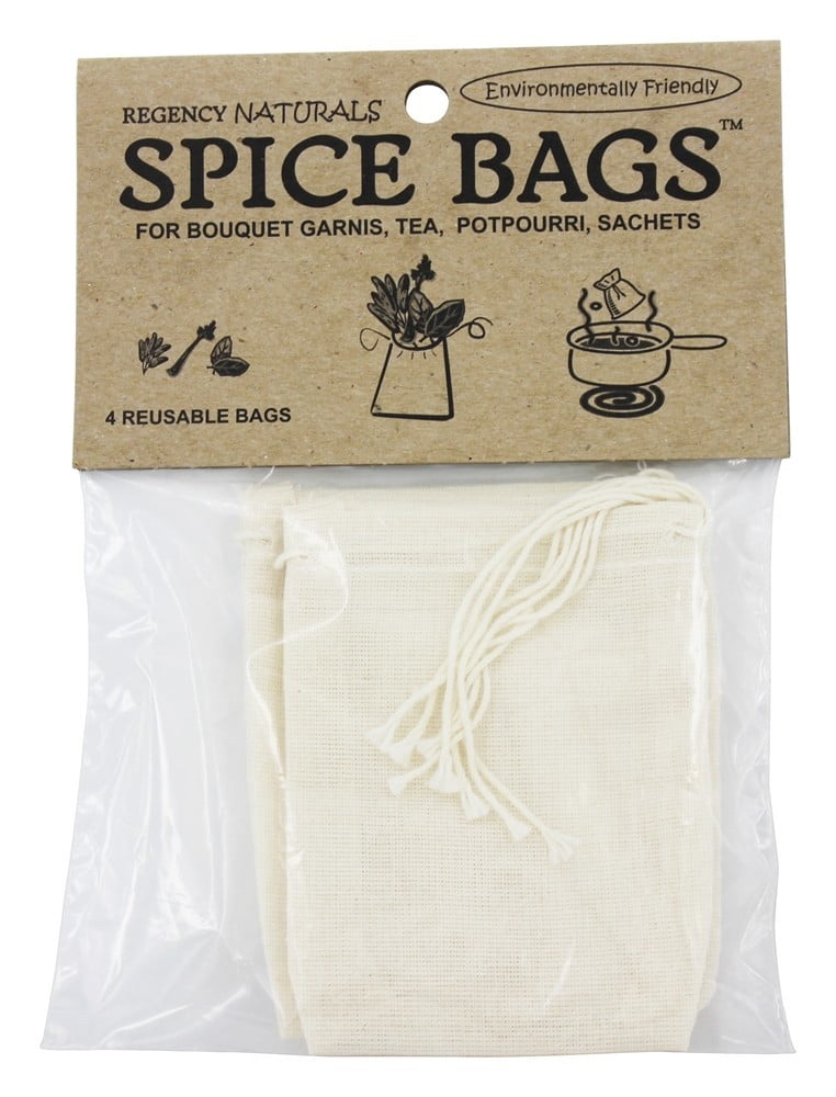 Regency Wraps - Regency Natural Spice Bags 100% cotton set of 4 ...