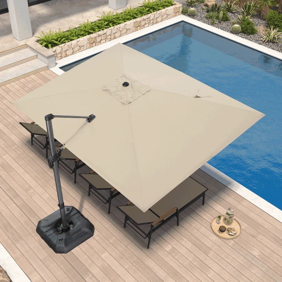 Click here for Purple Leaf 9x11.5 Ft Cantilever Umbrella Rectangl... prices