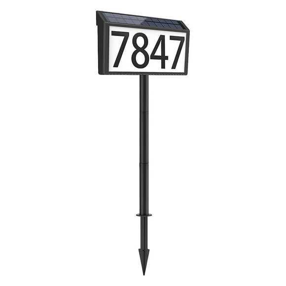 Solar Powered Address Signs