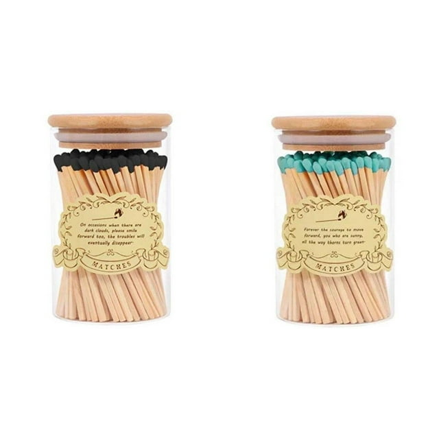 2 pack Matches Decorative, Long Matches for Candle Matchsticks 160ct ...