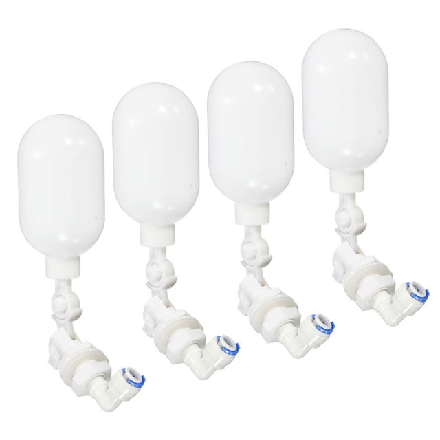 4 Pack Water Float Automatic Shut Off Valve Quick Connctor Tank ...