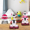 3-in-1 Kids Electric Robot Buggy 6V Ride on Car W/ Remote Control Music ...