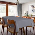2 Pack Light Grey Tablecloth 54 x 78 Inch, Rectangle 4 Feet Table Cloth ...