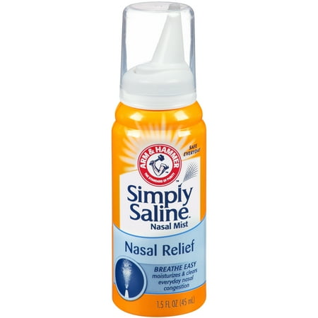 Arm & Hammer Simply Saline Nasal Relief Nasal Mist 1.5 fl. oz. Aerosol ...