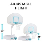 Dunn-Rite Products 23" - 53" Adjustable Pool Basketball Hoop ...