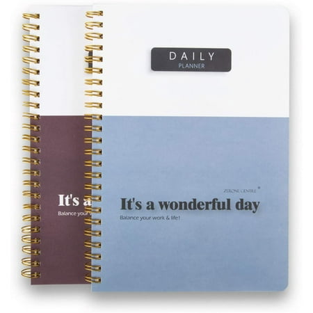 A5 Daily Planner Notepad - Undated Daily Timed To-Do List Pad for ...