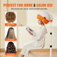 Professional Salon Hair Dryer with 1875W Motor, Adjustable Timer, 3 ...