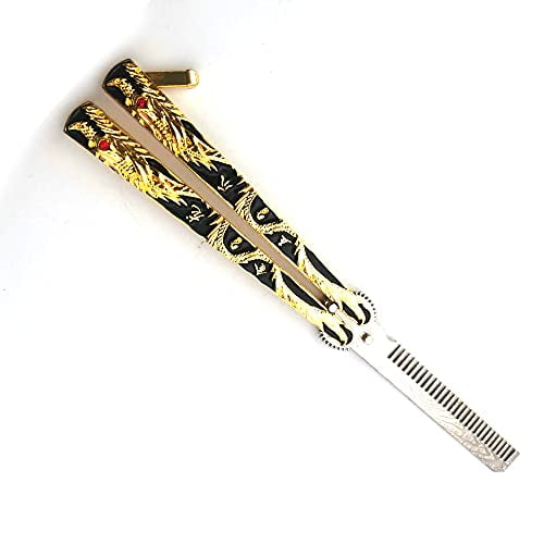 Buy WANLIAN Dragon Butterfly Comb Trainer-Balisong Comb,Butterfly Comb ...