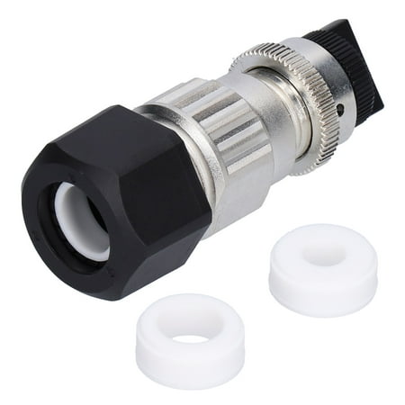 FLAMEEN 2 Pin Circular Plug Straight Hole Female Power Connector With ...