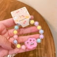 MATROOY Cartoon Children's Bracelet Jelly Color Beaded Bracelet Cute ...