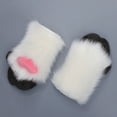 Jiibva Sheep Paw Gloves 1 Pair Cartoon Furry Paw Gloves Cute Animal ...