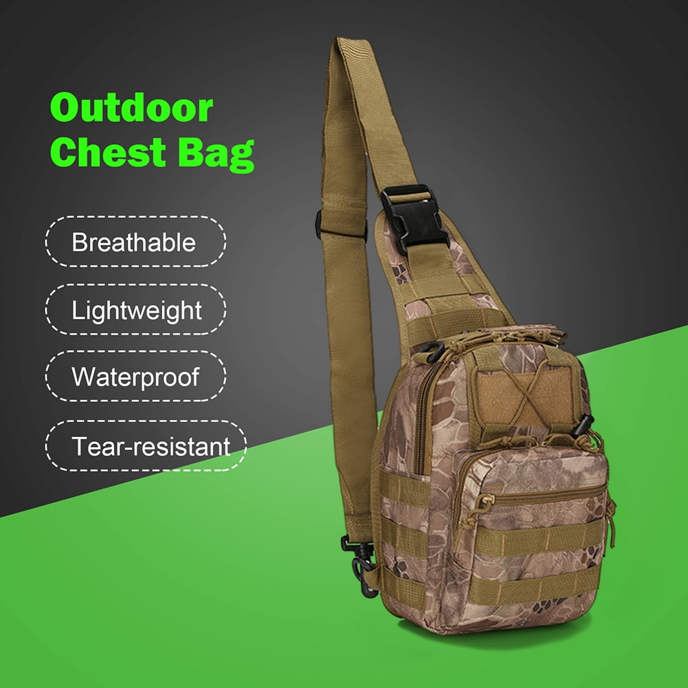 Bolsa De Pecho 600D Oxford Chest Bag EDC Molle Outdoor Crossbody Sling ...