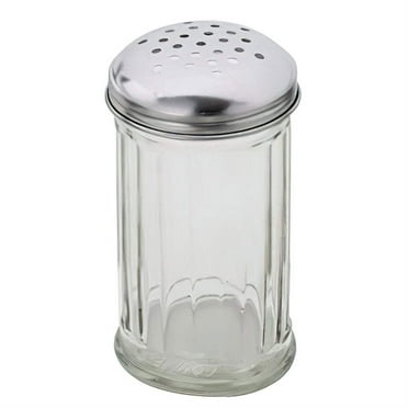 Soro Essentials- Set of 12 Acrylic 12 oz. Cheese Shaker with Stainless ...