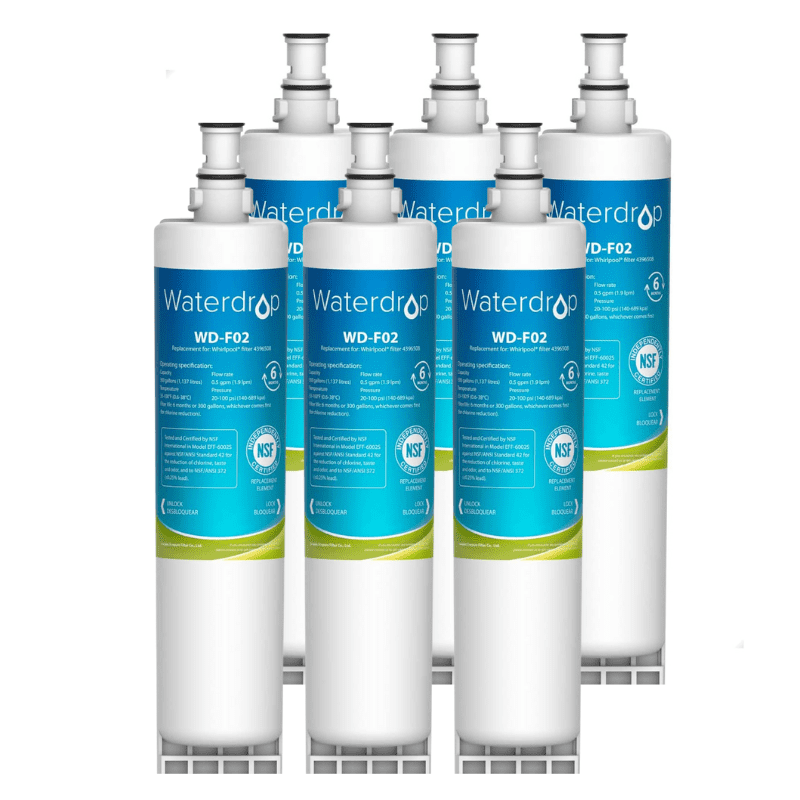 Waterdrop 4396508 Replacement for Whirlpool 4396508 4396510, EDR5RXD1 ...