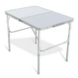 Zimtown 3ft Portable Folding Table, Lightweight Aluminum, Outdoor ...