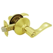 Golden Entry Door Lock, Privacy Lever Handle, Reversible for Right ...
