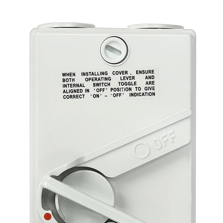 Hvac Disconnect Box 63A 440V AC Motor Disconnect Switch - 3-Pole, IP65 ...