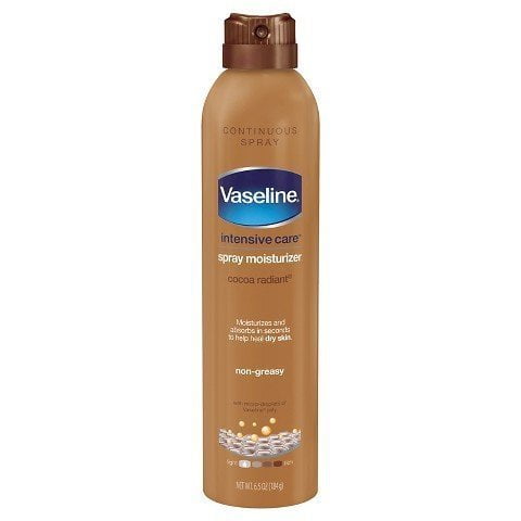 Vaseline® Intensive Care Spray Moisturizer (Cocoa Radiant Spray & Go ...