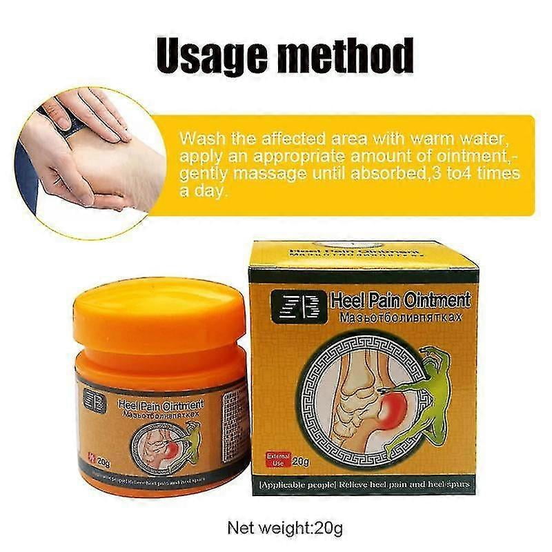 20g Traditional Chinese Herb Heel Pain Cream For Fast Heel Pain Relief ...