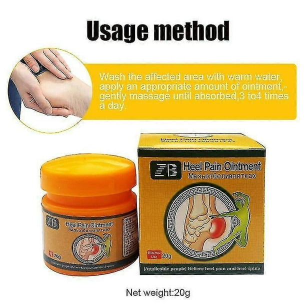 20g Traditional Chinese Herb Heel Pain Cream For Fast Heel Pain Relief ...