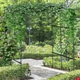 ABORON Large Tall Garden Arch Trellis for Climbing Plants Outdoor, 75"L ...