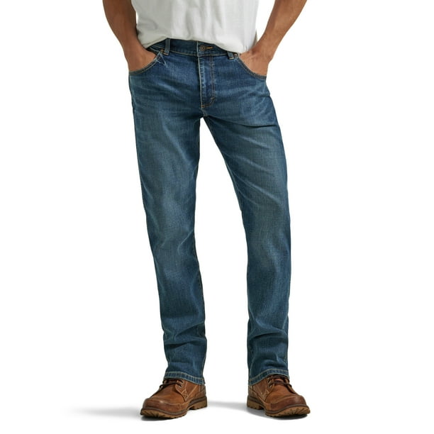 Wrangler® Men's 5-Pocket Slim Straight Jean with Stretch, Sizes 30-42 - Walmart.com