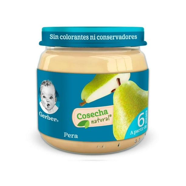 Pack de 24 Papilla Gerber Etapa 2 Pera 100 gr Gerber Pera | Walmart en ...
