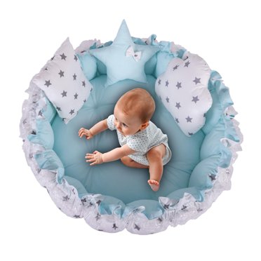 Gebra Sea Turtle Inflatable Tummy Time Mat, Waterproof Activity Toy for ...