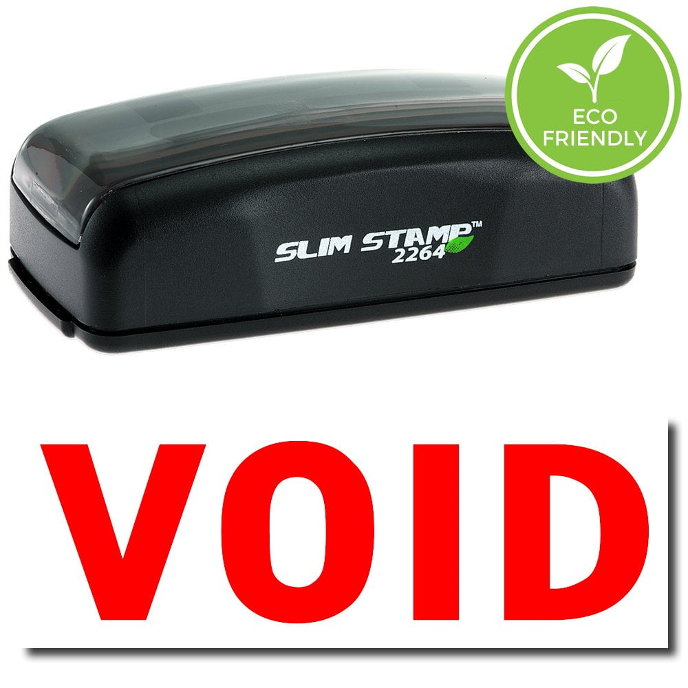 Large Pre-Inked Void Stamp with Red Ink - Walmart.com