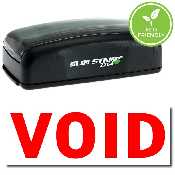 Large Pre-Inked Void Stamp with Red Ink - Walmart.com - Walmart.com